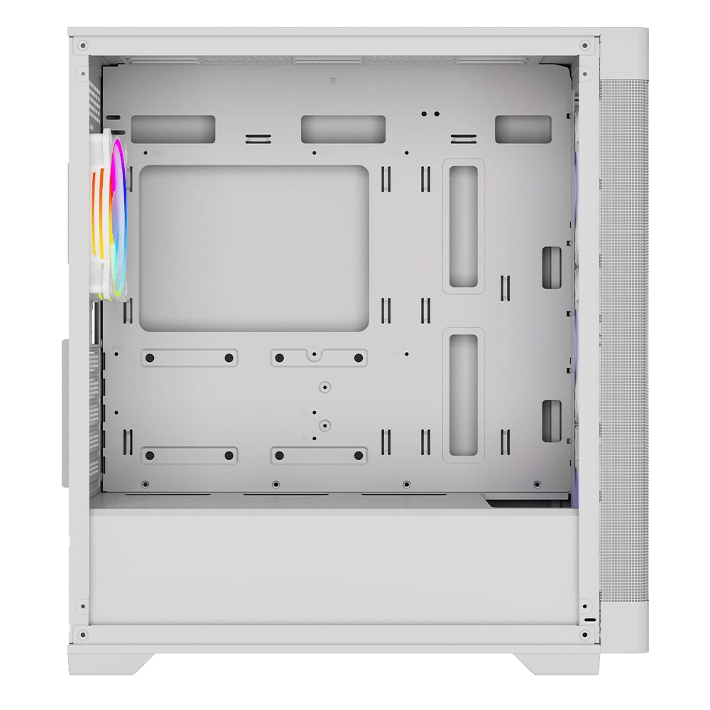 Vida Zephyr V2 White mATX Gaming PC Case, Meshed Panel, Micro ATX, 4x ...